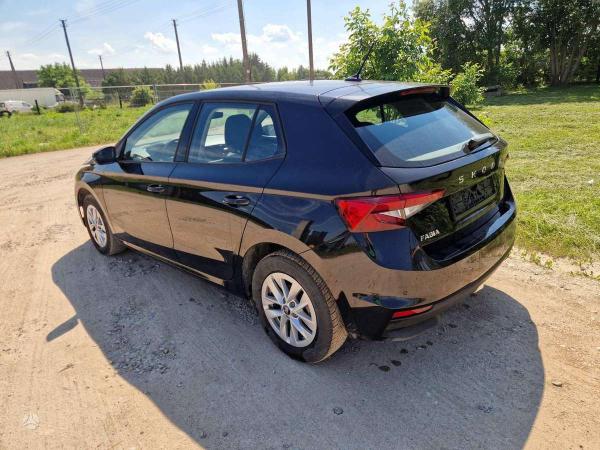 Black Skoda Fabia 2025 in Kaunas, with an engine capacity of 1.00 L and mileage of 13 thousand km for 12100 €, photo 4 on AUTOMOTO.COM.LV