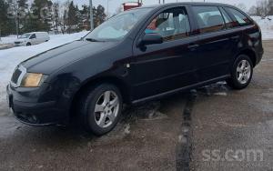Black Skoda Fabia 2006 in Daugavpils, with an engine capacity of 1.40 L and mileage of 391 thousand km for 950 €, photo 4 on AUTOMOTO.COM.LV