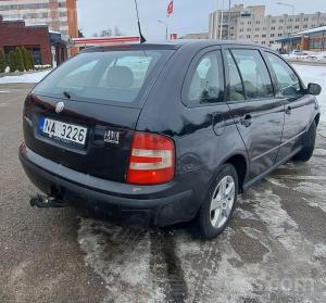 Black Skoda Fabia 2006 in Daugavpils, with an engine capacity of 1.40 L and mileage of 391 thousand km for 950 €, photo 6 on AUTOMOTO.COM.LV