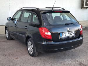 Black Skoda Fabia 2010 in Ogre, with an engine capacity of 1.40 L and mileage of 210 thousand km for 3150 €, photo 6 on AUTOMOTO.COM.LV