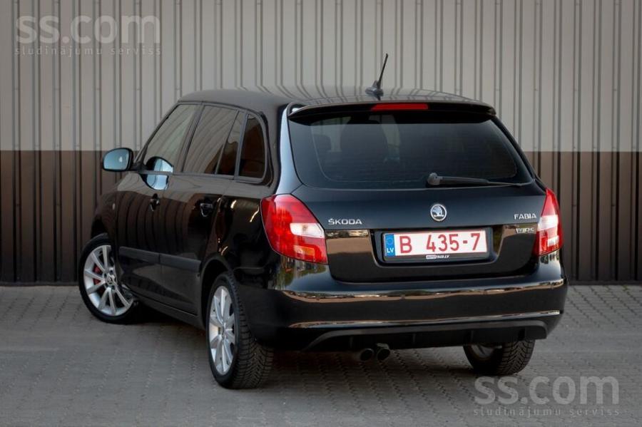 Melns Skoda Fabia 2013 Talsi, ar dzinēja tilpumu 1.40 L un nobraukumu 148 tūkst. km par 6490 €, foto 5 vietnē AUTOMOTO.COM.LV