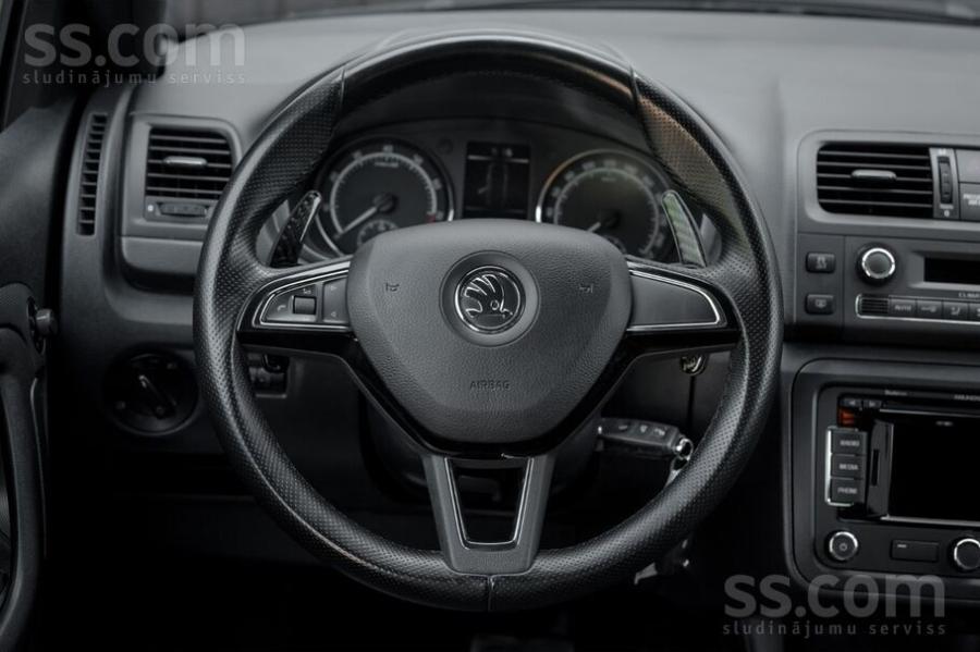 Melns Skoda Fabia 2013 Talsi, ar dzinēja tilpumu 1.40 L un nobraukumu 148 tūkst. km par 6490 €, foto 18 vietnē AUTOMOTO.COM.LV