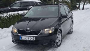 Black Skoda Fabia 2016 in Raseiniai, with an engine capacity of 1.42 L and mileage of 156 thousand km for 5990 €, photo  on AUTOMOTO.COM.LV