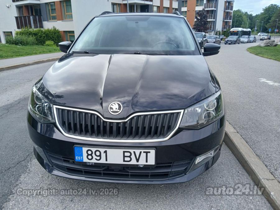 Black Skoda Fabia 2017 in Tallinn, with an engine capacity of 1.40 L and mileage of 139 thousand km for 6990 €, photo 4 on AUTOMOTO.COM.LV