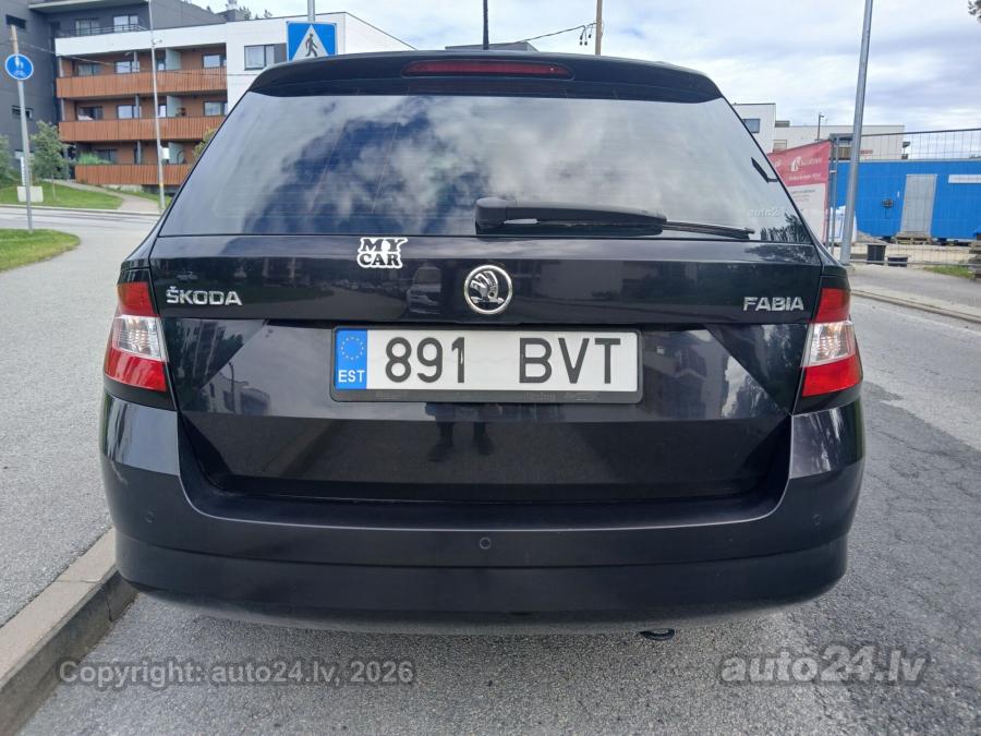 Black Skoda Fabia 2017 in Tallinn, with an engine capacity of 1.40 L and mileage of 139 thousand km for 6990 €, photo 9 on AUTOMOTO.COM.LV