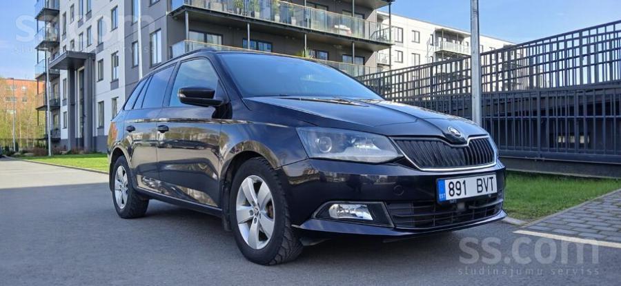 Melns Skoda Fabia 2017 Tallina, ar dzinēja tilpumu 1.40 L un nobraukumu 139 tūkst. km par 6900 €, foto 3 vietnē AUTOMOTO.COM.LV