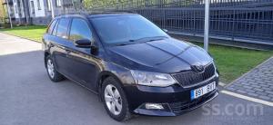 Melns Skoda Fabia 2017 Tallina, ar dzinēja tilpumu 1.40 L un nobraukumu 139 tūkst. km par 6900 €, foto  vietnē AUTOMOTO.COM.LV