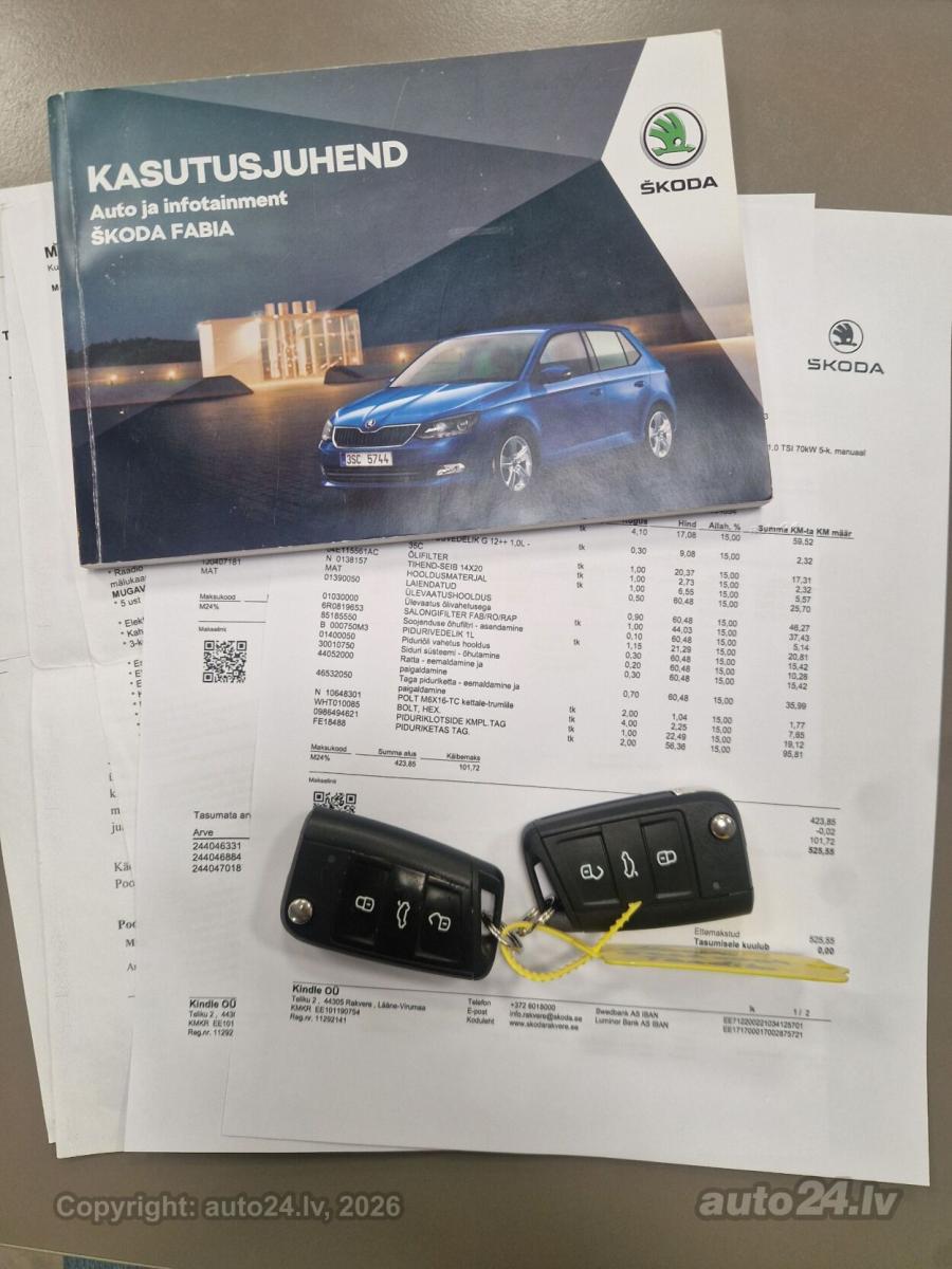 Melns Skoda Fabia 2018 Hāpsalu, ar dzinēja tilpumu 1.00 L un nobraukumu 86 tūkst. km par 7400 €, foto 10 vietnē AUTOMOTO.COM.LV