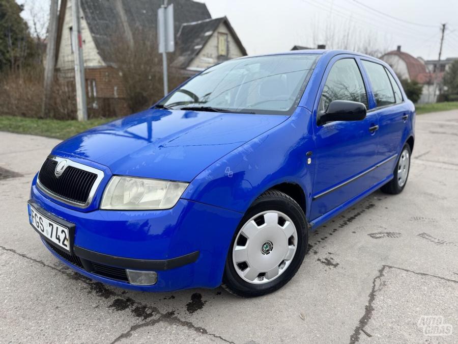 Blue Skoda Fabia 2001 in Kaunas, with an engine capacity of 1.90 L and mileage of 353 thousand km for 600 €, photo 1 on AUTOMOTO.COM.LV