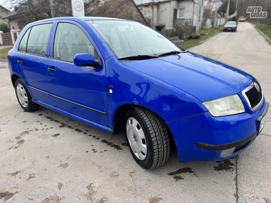Blue Skoda Fabia 2001 in Kaunas, with an engine capacity of 1.90 L and mileage of 353 thousand km for 600 €, photo 3 on AUTOMOTO.COM.LV