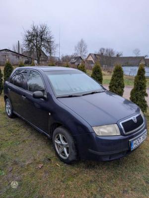 Blue Skoda Fabia 2002 in Alytus, with an engine capacity of 1.90 L and mileage of 328 thousand km for 450 €, photo  on AUTOMOTO.COM.LV