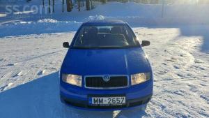 Blue Skoda Fabia 2002 in Aluksne, with an engine capacity of 1.20 L and mileage of 0 thousand km for 1200 €, photo 4 on AUTOMOTO.COM.LV