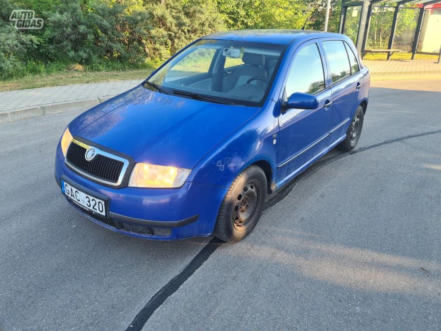 Blue Skoda Fabia 2003 in Telschi, with an engine capacity of 1.90 L and mileage of 414 thousand km for 700 €, photo 1 on AUTOMOTO.COM.LV