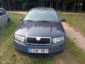 Синий Шкода Фабия 2003 в Ионава, объемом двигателя 1.90 л и пробегом 260 тыс. км за 500 €, фото 10 на AUTOMOTO.COM.LV