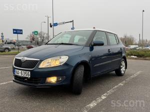 Blue Skoda Fabia 2012 in Riga, with an engine capacity of 1.20 L and mileage of 240 thousand km for 2500 €, photo  on AUTOMOTO.COM.LV