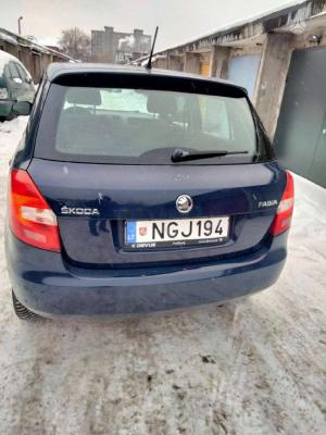 Blue Skoda Fabia 2014 in Druskininkai, with an engine capacity of 1.20 L and mileage of 100 thousand km for 2200 €, photo 2 on AUTOMOTO.COM.LV