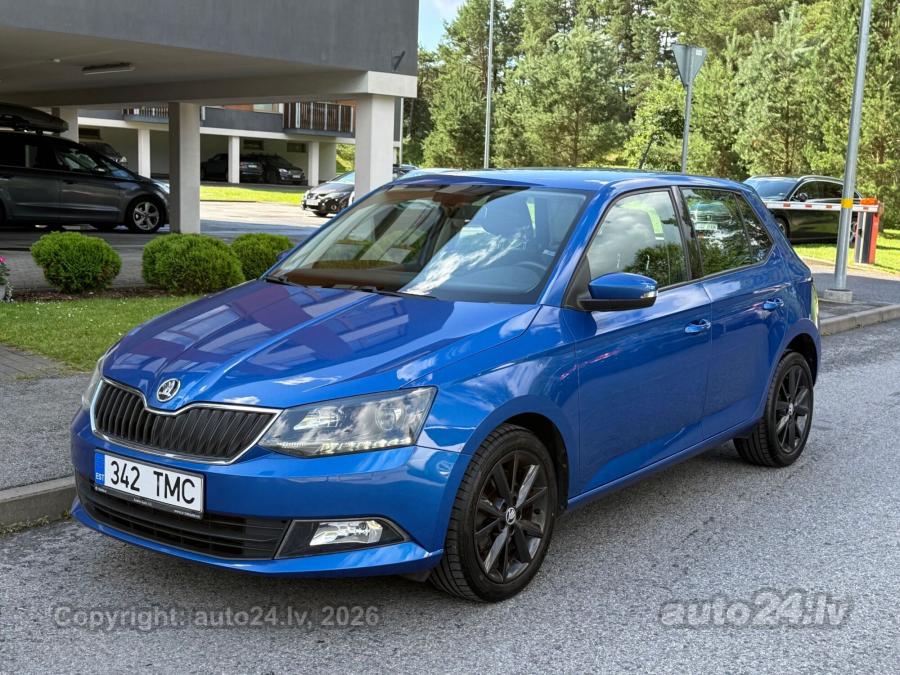 Blue Skoda Fabia 2016 in Tallinn, with an engine capacity of 1.20 L and mileage of 118 thousand km for 9990 €, photo 1 on AUTOMOTO.COM.LV