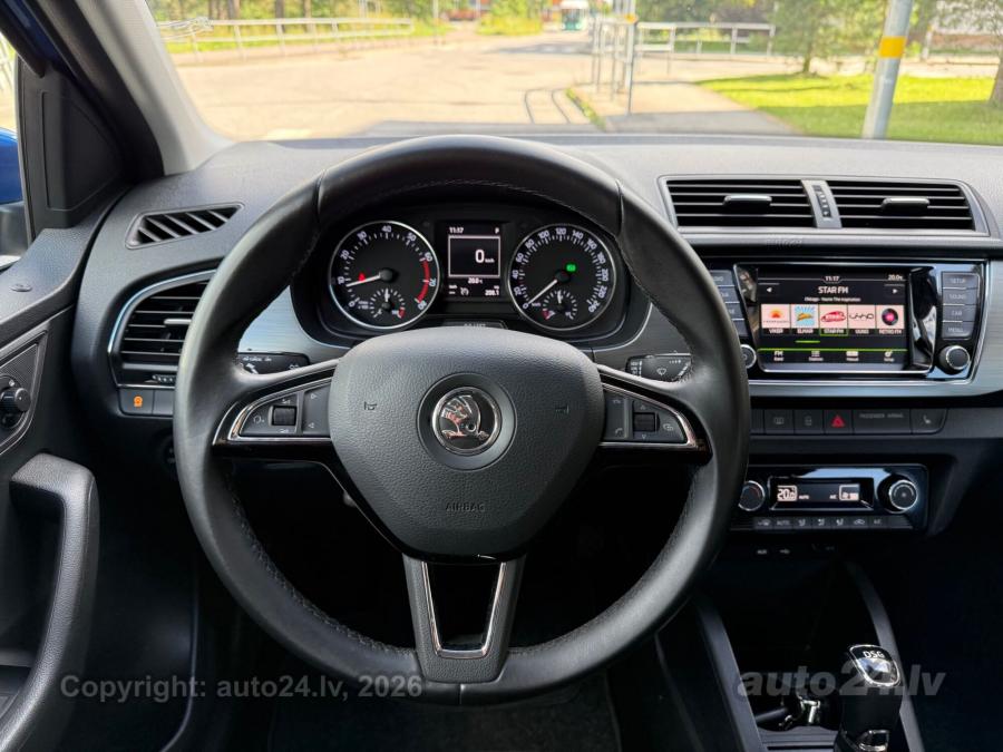 Blue Skoda Fabia 2016 in Tallinn, with an engine capacity of 1.20 L and mileage of 118 thousand km for 9990 €, photo 17 on AUTOMOTO.COM.LV