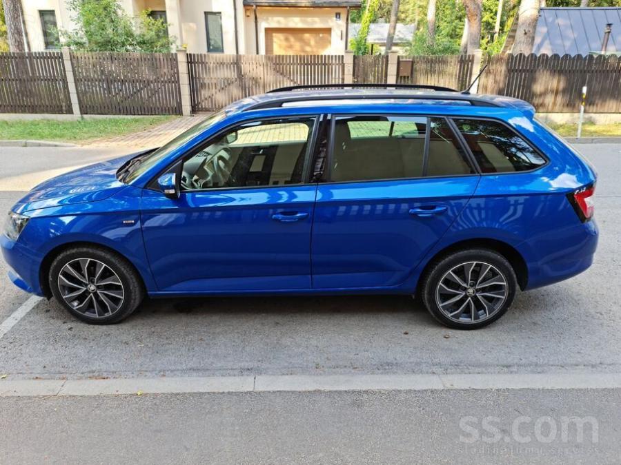 Blue Skoda Fabia 2017 in Riga, with an engine capacity of 1.40 L and mileage of 225 thousand km for 7200 €, photo 1 on AUTOMOTO.COM.LV