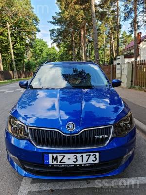 Blue Skoda Fabia 2017 in Riga, with an engine capacity of 1.40 L and mileage of 225 thousand km for 7200 €, photo 2 on AUTOMOTO.COM.LV