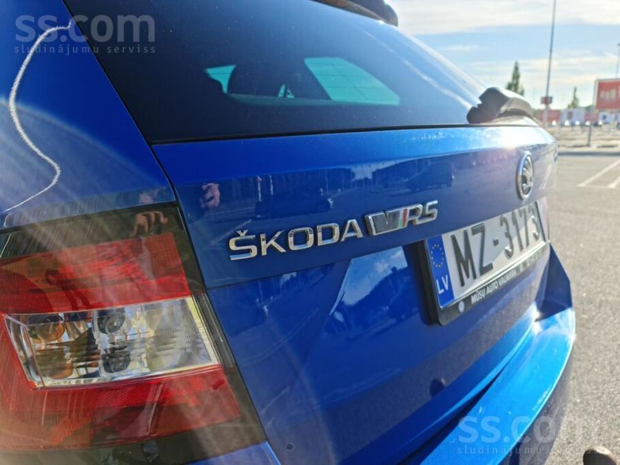 Blue Skoda Fabia 2017 in Riga, with an engine capacity of 1.40 L and mileage of 225 thousand km for 7200 €, photo 5 on AUTOMOTO.COM.LV