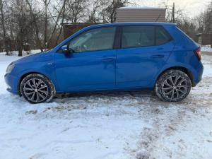 Blue Skoda Fabia 2017 in Riga, with an engine capacity of 1.20 L and mileage of 196 thousand km for 6100 €, photo 2 on AUTOMOTO.COM.LV