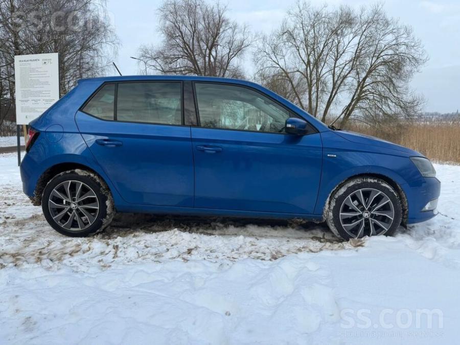 Blue Skoda Fabia 2017 in Riga, with an engine capacity of 1.20 L and mileage of 196 thousand km for 6100 €, photo 6 on AUTOMOTO.COM.LV