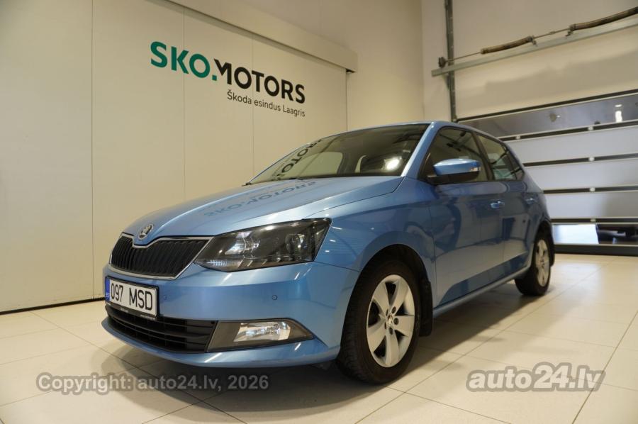 Blue Skoda Fabia 2017 in Tallinn, with an engine capacity of 1.00 L and mileage of 105 thousand km for 7900 €, photo 1 on AUTOMOTO.COM.LV