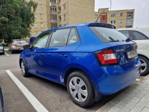 Blue Skoda Fabia 2018 in Druskininkai, with an engine capacity of 1.00 L and mileage of 46 thousand km for 8000 €, photo  on AUTOMOTO.COM.LV