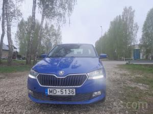 Zils Skoda Fabia 2019 Rīga, ar dzinēja tilpumu 1.00 L un nobraukumu 90 tūkst. km par 7900 €, foto  vietnē AUTOMOTO.COM.LV