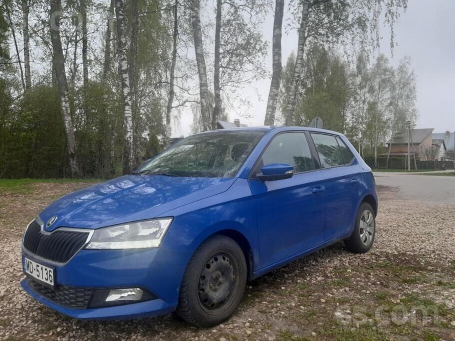 Синий Шкода Фабия 2019 в Рига, объемом двигателя 1.00 л и пробегом 90 тыс. км за 7900 €, фото 3 на AUTOMOTO.COM.LV
