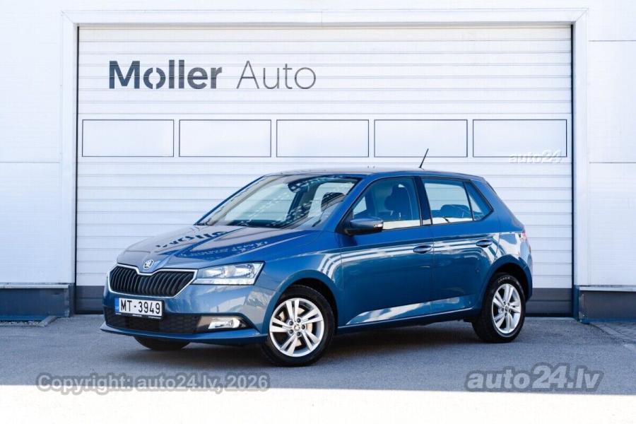 Blue Skoda Fabia 2021 in Riga, with an engine capacity of 1.00 L and mileage of 115 thousand km for 9900 €, photo 1 on AUTOMOTO.COM.LV