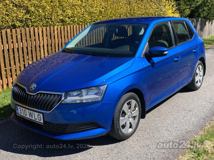 Zils Skoda Fabia 2021 Tallina, ar dzinēja tilpumu 0.00 L un nobraukumu 82 tūkst. km par 10890 €, foto 1 vietnē AUTOMOTO.COM.LV