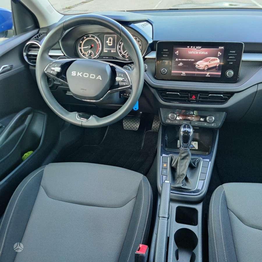 Zils Skoda Fabia 2022 Šauļi, ar dzinēja tilpumu 1.00 L un nobraukumu 15 tūkst. km par 14400 €, foto 12 vietnē AUTOMOTO.COM.LV