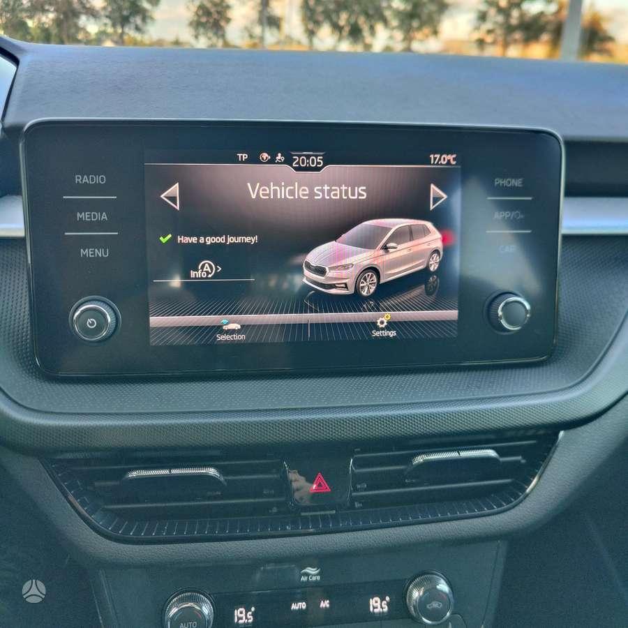 Zils Skoda Fabia 2022 Šauļi, ar dzinēja tilpumu 1.00 L un nobraukumu 15 tūkst. km par 14400 €, foto 32 vietnē AUTOMOTO.COM.LV