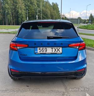 Blue Skoda Fabia 2023 in Tallinn, with an engine capacity of 1.50 L and mileage of 37 thousand km for 19950 €, photo 7 on AUTOMOTO.COM.LV