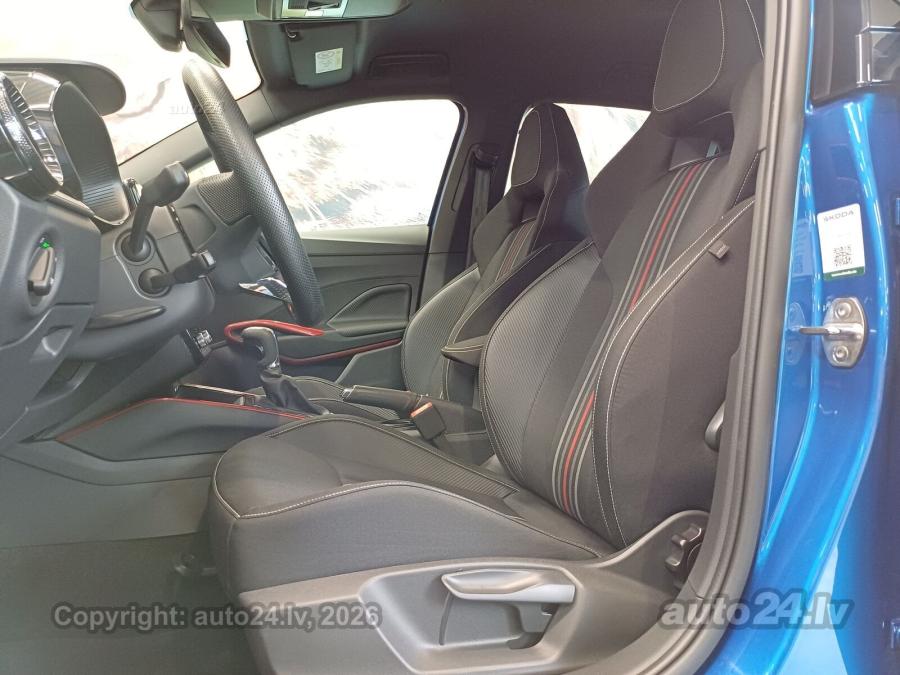 Blue Skoda Fabia 2024 in Tallinn, with an engine capacity of 1.50 L and mileage of 29 thousand km for 21900 €, photo 9 on AUTOMOTO.COM.LV