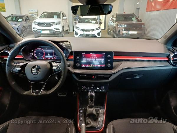 Zils Skoda Fabia 2024 Tallina, ar dzinēja tilpumu 1.50 L un nobraukumu 29 tūkst. km par 21900 €, foto 9 vietnē AUTOMOTO.COM.LV