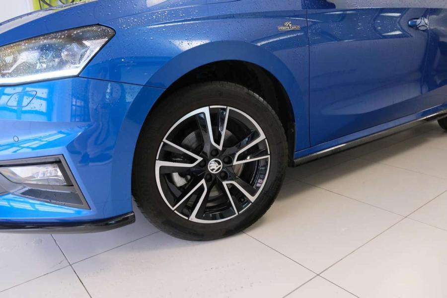 Blue Skoda Fabia 2025 in Vilnius, with an engine capacity of 1.00 L and mileage of 49 thousand km for 18950 €, photo 30 on AUTOMOTO.COM.LV