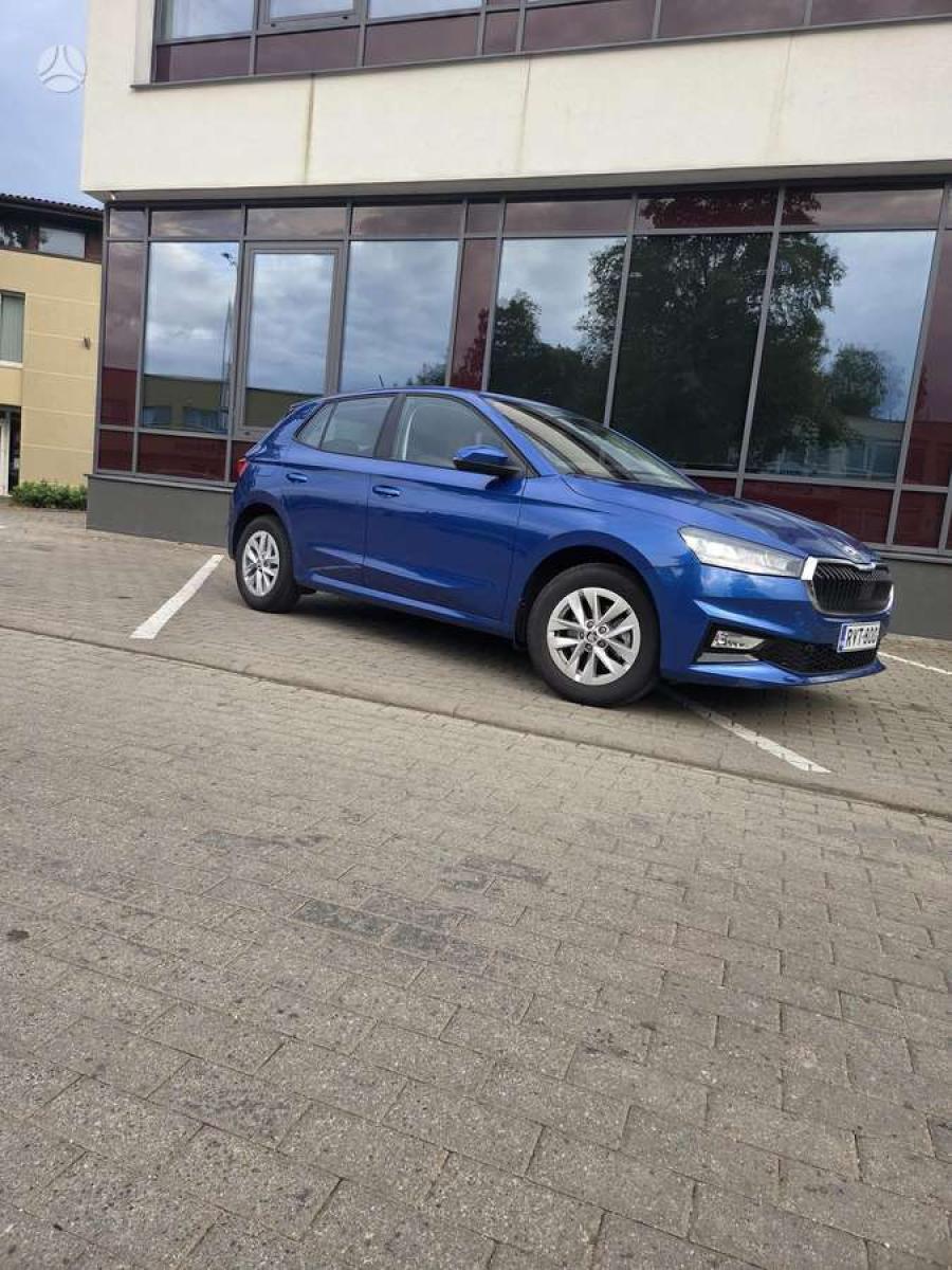 Zils Skoda Fabia 2025 Kaišiadorys, ar dzinēja tilpumu 1.00 L un nobraukumu 6 tūkst. km par 16700 €, foto 4 vietnē AUTOMOTO.COM.LV