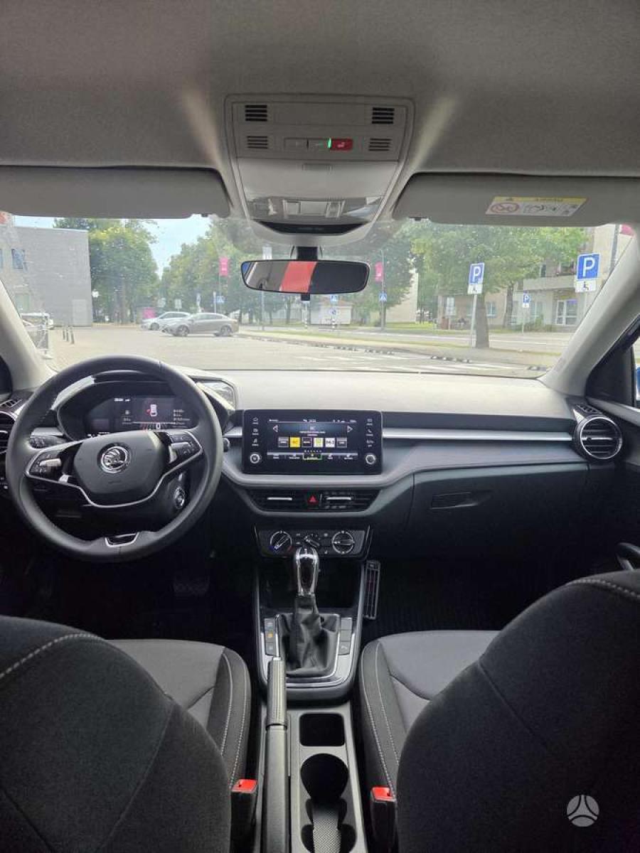 Zils Skoda Fabia 2025 Kaišiadorys, ar dzinēja tilpumu 1.00 L un nobraukumu 6 tūkst. km par 16700 €, foto 9 vietnē AUTOMOTO.COM.LV