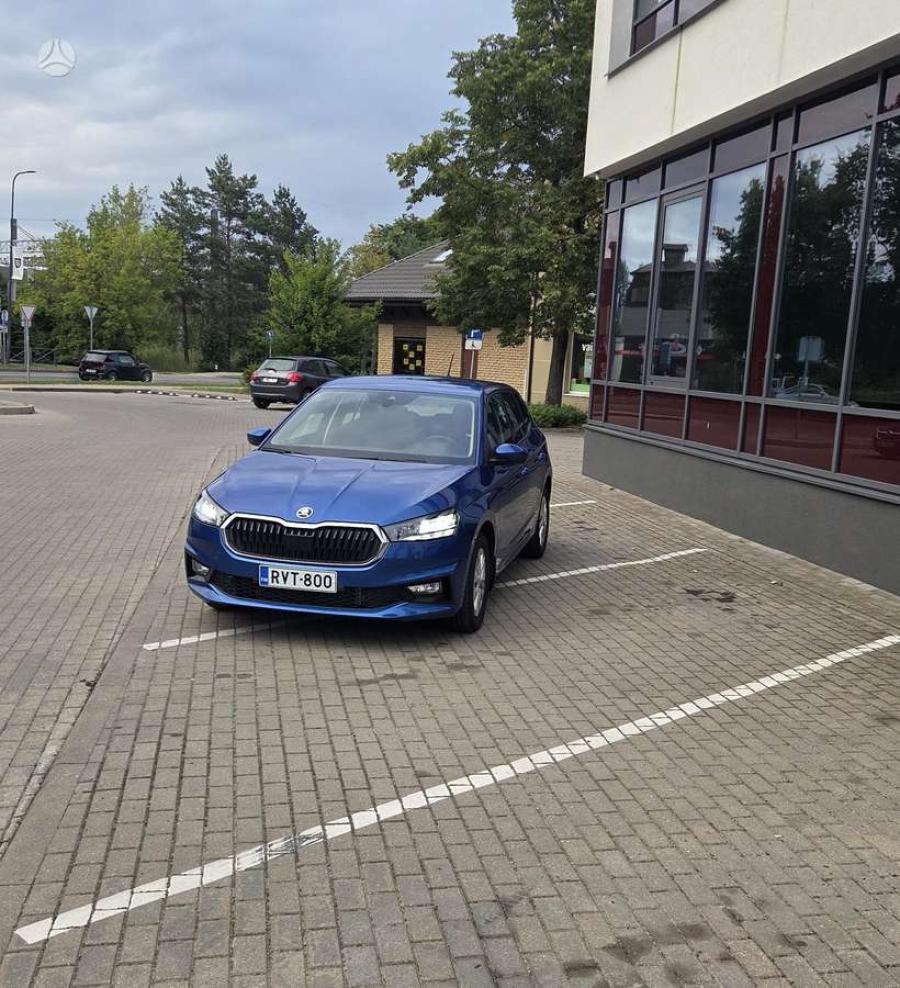 Zils Skoda Fabia 2025 Kaišiadorys, ar dzinēja tilpumu 1.00 L un nobraukumu 6 tūkst. km par 16700 €, foto 13 vietnē AUTOMOTO.COM.LV
