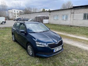 Blue Skoda Fabia 2021 in Riga, with an engine capacity of 1.00 L and mileage of 193 thousand km for 7999 €, photo  on AUTOMOTO.COM.LV