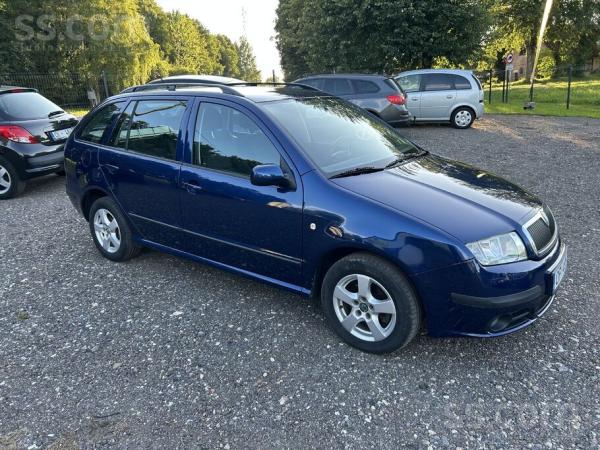 Blue Skoda Fabia 2006 in Limbazi, with an engine capacity of 1.40 L and mileage of 193 thousand km for 1950 €, photo 3 on AUTOMOTO.COM.LV