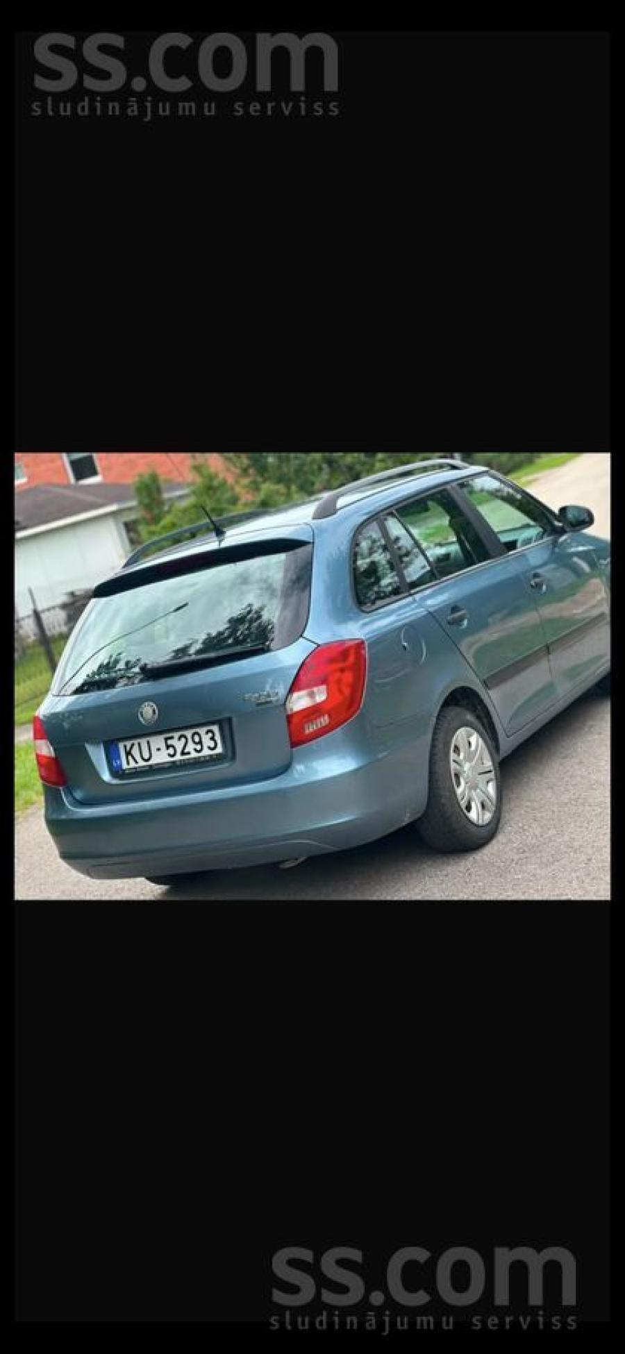 Blue Skoda Fabia 2008 in Riga, with an engine capacity of 1.20 L and mileage of 238 thousand km for 1050 €, photo 1 on AUTOMOTO.COM.LV