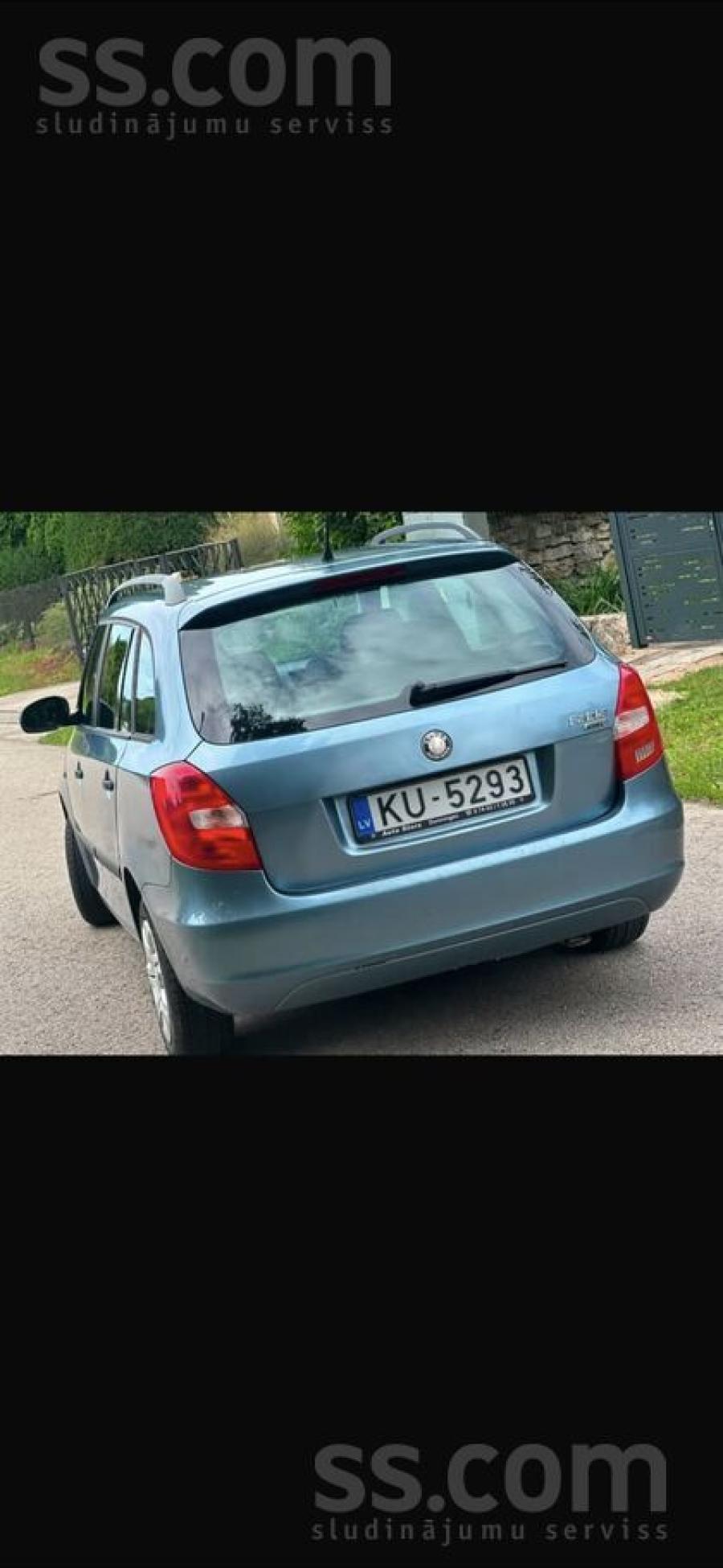 Blue Skoda Fabia 2008 in Riga, with an engine capacity of 1.20 L and mileage of 238 thousand km for 1050 €, photo 5 on AUTOMOTO.COM.LV