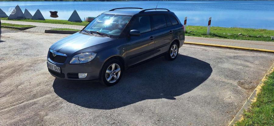 Zils Skoda Fabia 2009 Vievis, ar dzinēja tilpumu 1.90 L un nobraukumu 284 tūkst. km par 1800 €, foto 25 vietnē AUTOMOTO.COM.LV