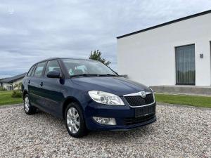 Blue Skoda Fabia 2012 in Alytus, with an engine capacity of 1.60 L and mileage of 244 thousand km for 2999 €, photo  on AUTOMOTO.COM.LV
