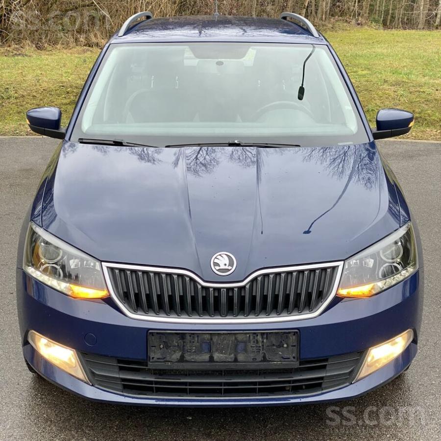Blue Skoda Fabia 2015 in Jelgava, with an engine capacity of 1.20 L and mileage of 0 thousand km for 5750 €, photo 4 on AUTOMOTO.COM.LV