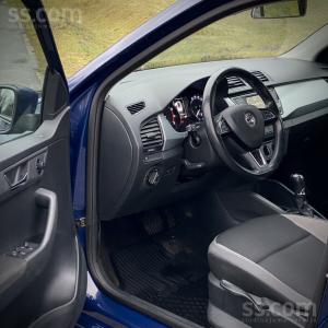 Blue Skoda Fabia 2015 in Jelgava, with an engine capacity of 1.20 L and mileage of 0 thousand km for 5750 €, photo 10 on AUTOMOTO.COM.LV